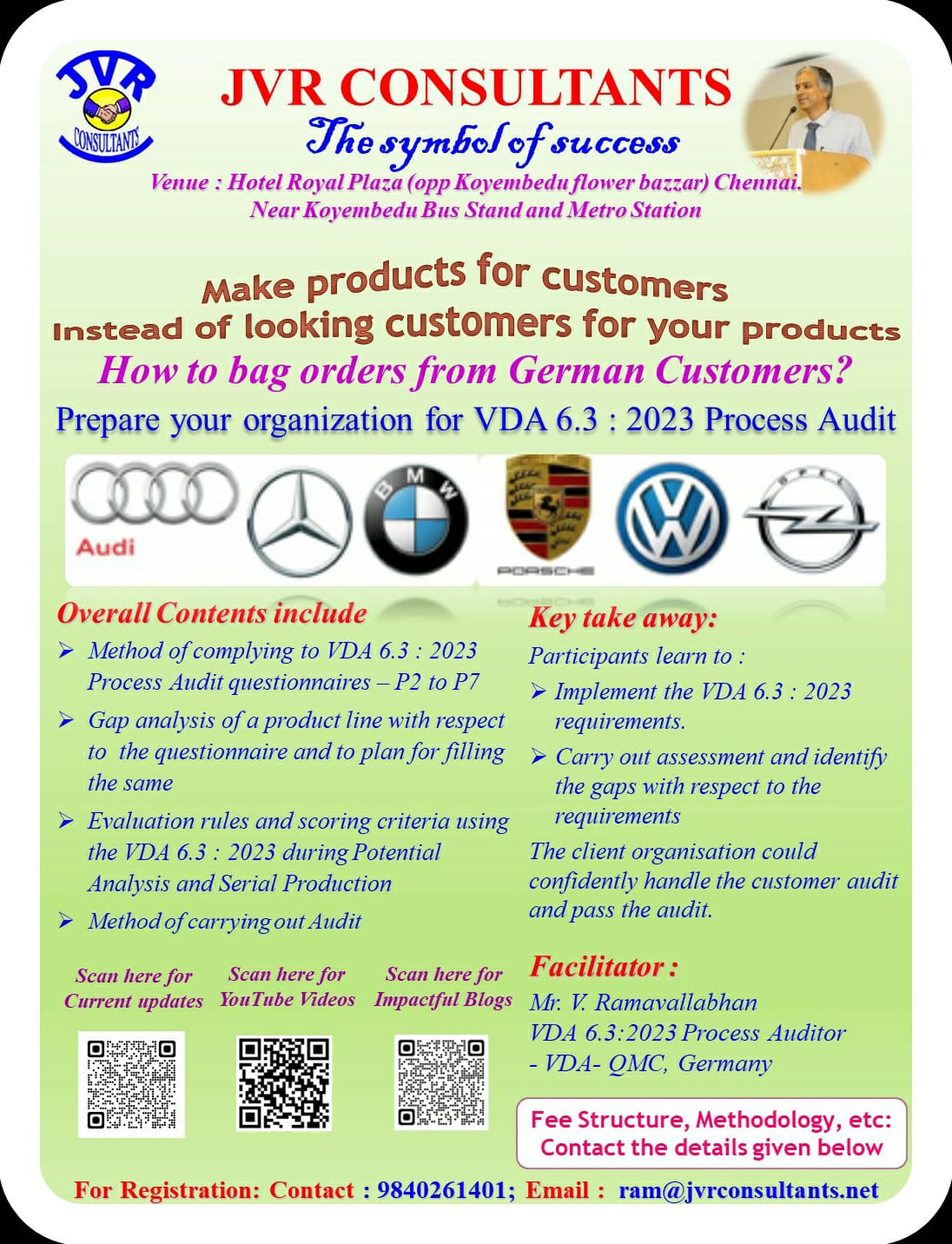 Brochures – JVR Consultants